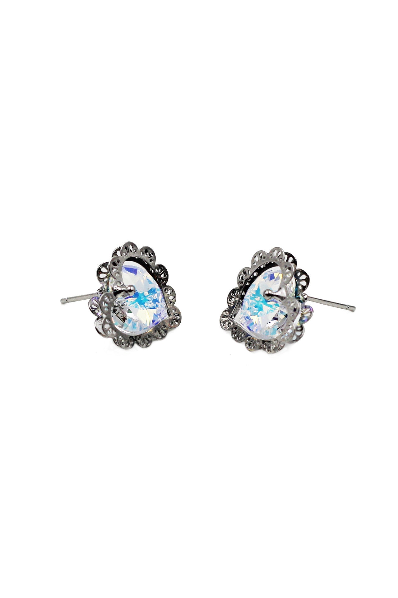 elegant love crystal earrings – Ocean Fashion